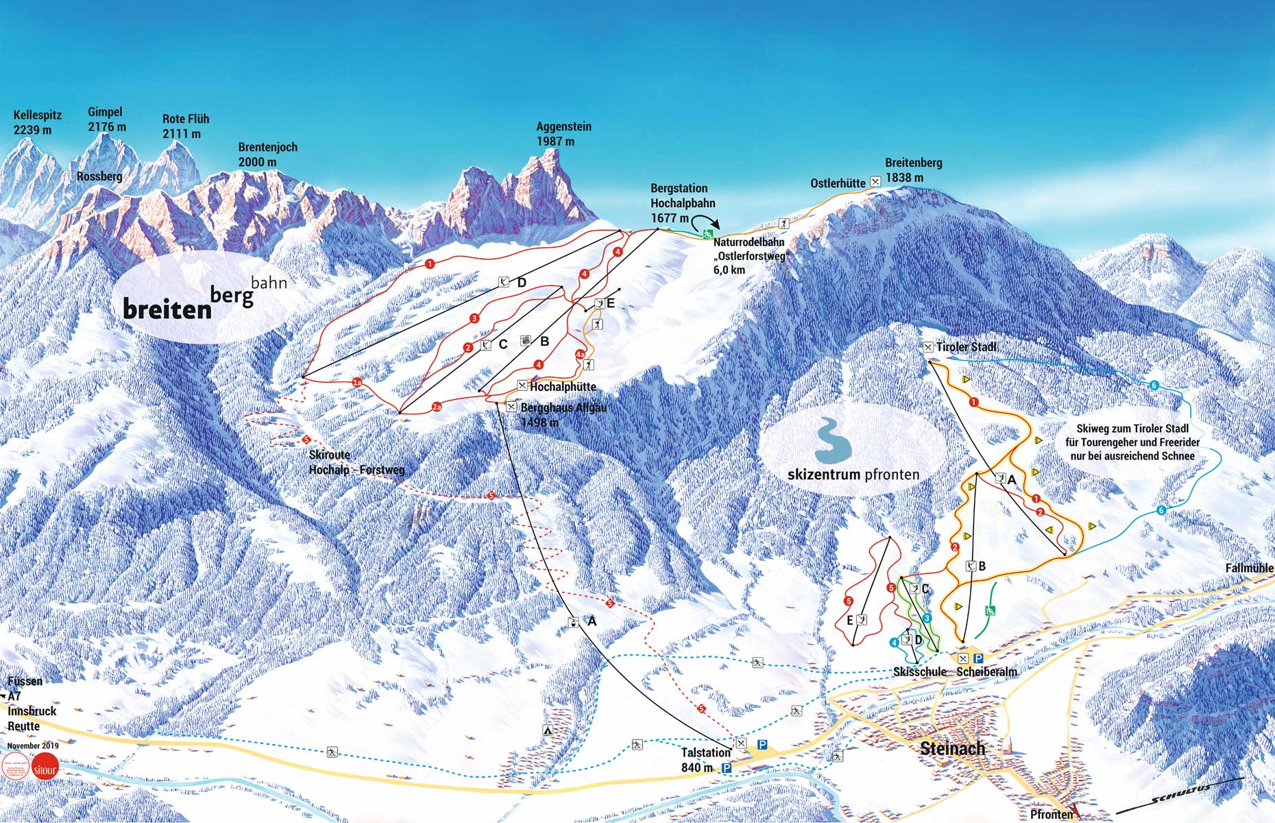 iSKI - Skigebiet Skizentrum Pfronten - Steinach - Skigebiet geschlossen